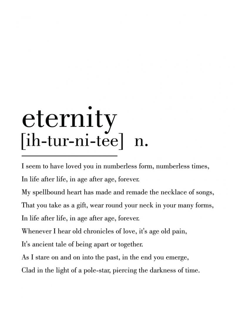 Eternity Poem – Envi Goods